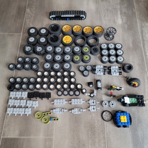 Lego Wheel Tire Rims Pieces Lot | eBay