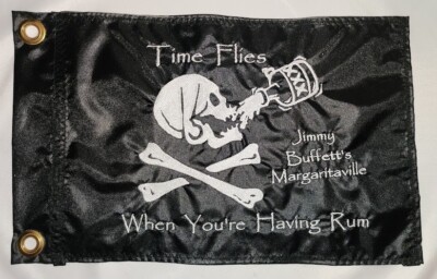 Custom Jimmy Buffett Rum Pirate Safety Flag Recumbent Trike ATV JEEP ...