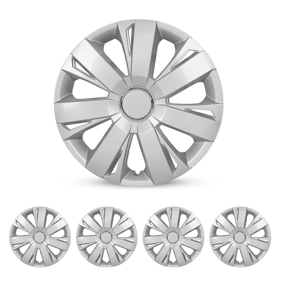 16 Inch Wheel Covers Full Rim Snap On Hub Caps for R16 Auto Tire ...