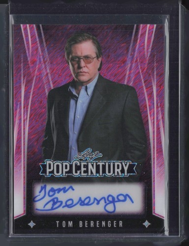 2025 Leaf Pop Century Shimmer Pink Tom Berenger 3/8 Auto Autograph | eBay