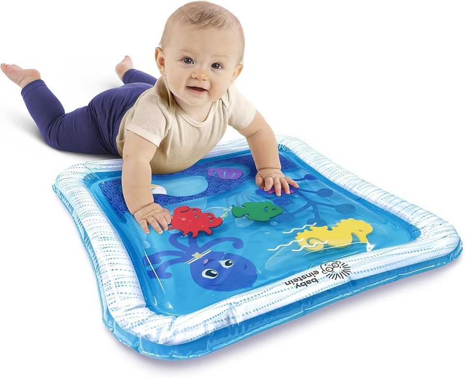 Baby Einstein Tummy Time Water Play Mat, Activity Center and Sensory ...