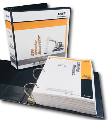 Case 888 Crawler Excavator Service Repair Manual Technical Shop Book ...