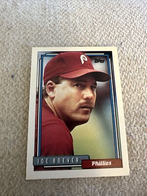 1992 Topps Joe Boever Philadelphia Phillies #696 | eBay