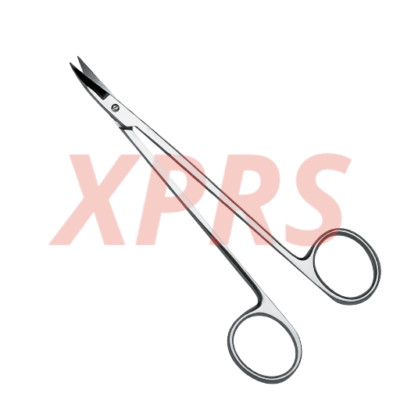 Quimby Scissors, 5", Strongly Curved 15mm Blades, Pointed Tips ...