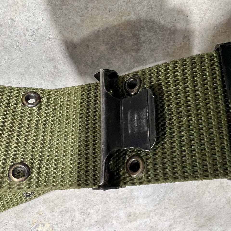 Vintage US GI Military Style Pistol Belt With Quick Release Buckle Size ...