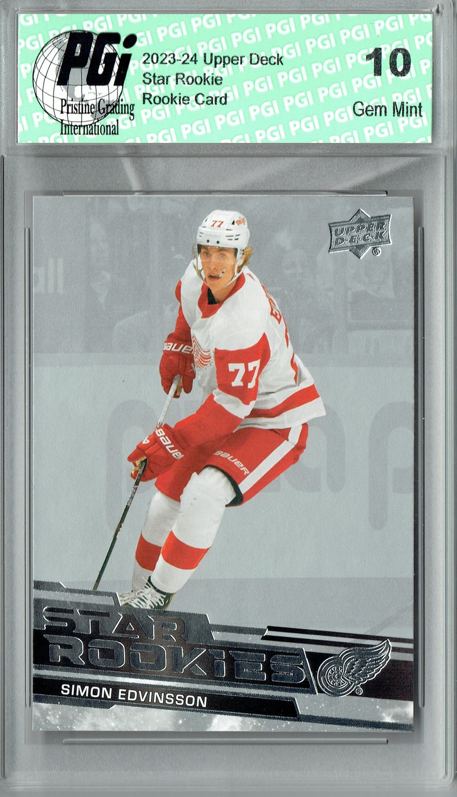 2023-24 Upper Deck Star Rookies - #15 Simon Edvinsson (RC) for sale ...