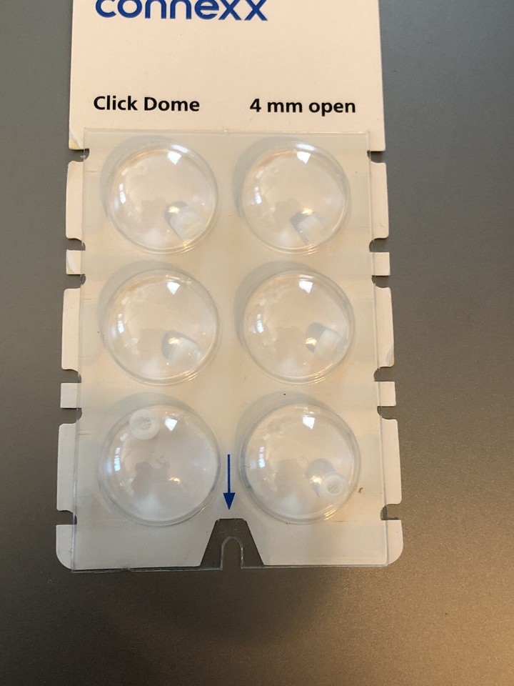 Signia Connexx Hearing Aid Click Domes 4 MM OPEN - PACK OF 6 | eBay