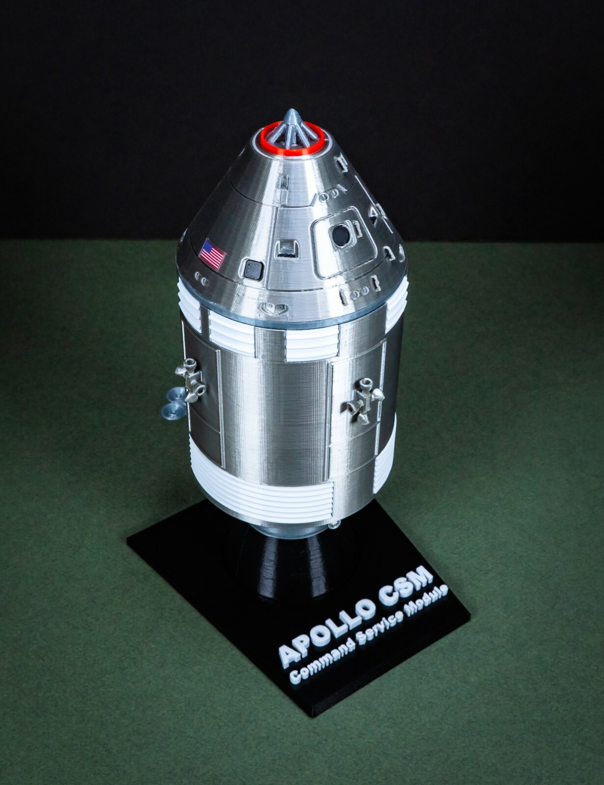 Apollo CSM Plastic model Rocket NASA Scale 1:48 Spacecraft 3D Print | eBay