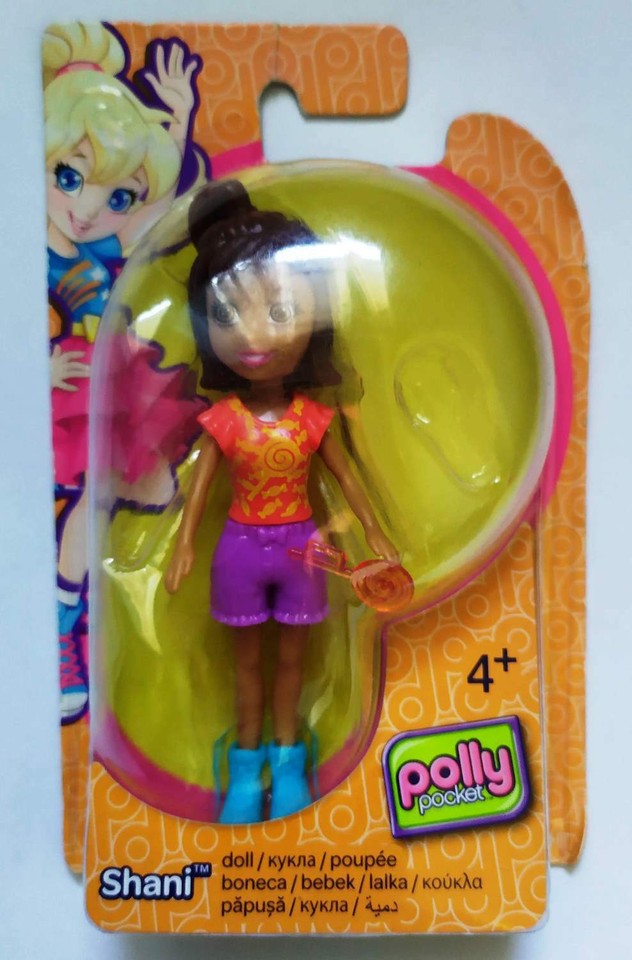 POLLY POCKET ACTIVE POSE DOLLS 9cm TRENDY OUTFIT ACCESSORIES SHANI LILA ...