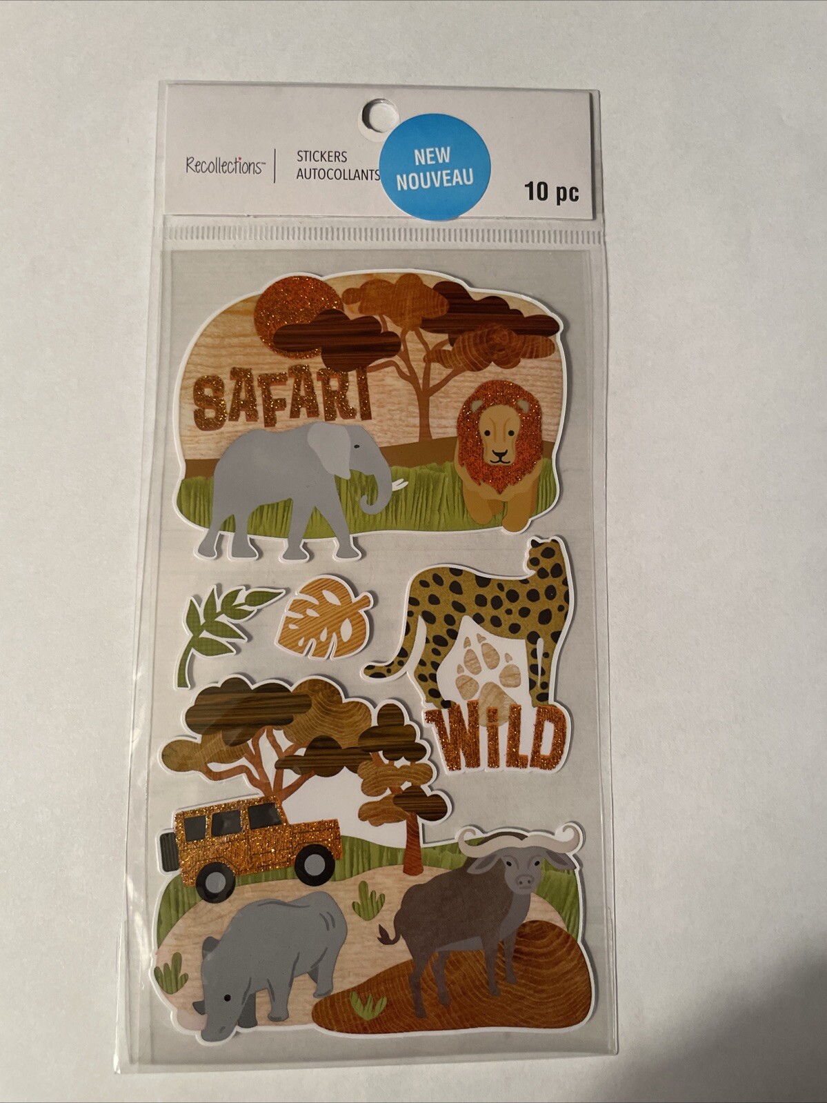 Recollections SAFARI sticker set~BNIP~Nice! Quick Ship! | eBay