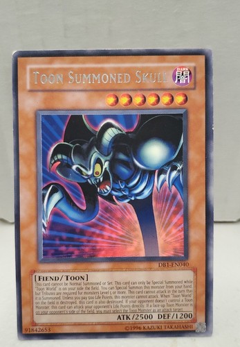 Toon Summoned Skull DB1-EN040 Rare Mint Dark Beginning 1 YuGiOh | eBay
