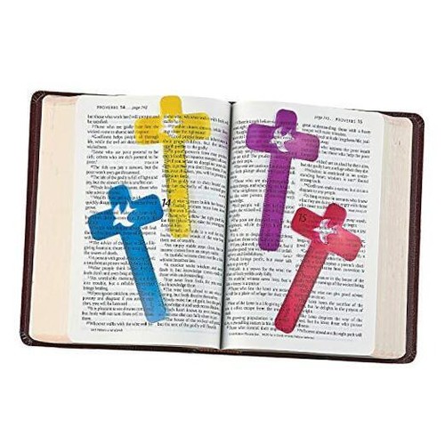 Cross-Shaped Ruler Bookmarks - Sunday School & Stationery - 48 Pieces ...