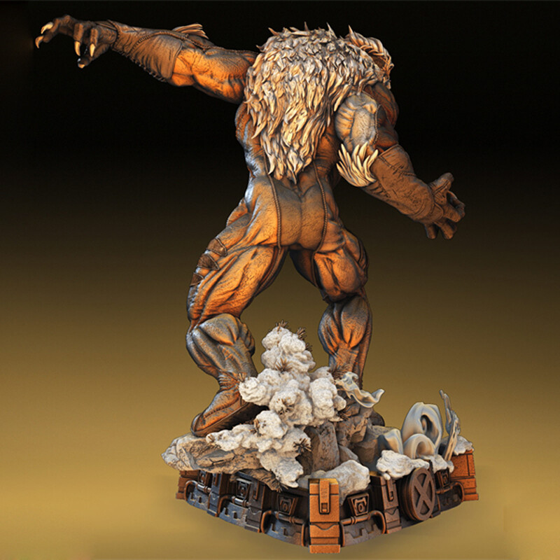 SABRETOOTH 1/8 1/6 3D print Figure Model Kit Unpainted Unassembled ...