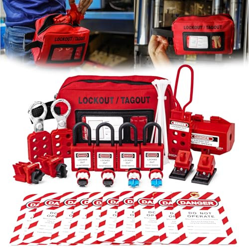 Lockout Tagout Kit,Loto Locks for Breaker and Plug Lock Out Tag Out ...