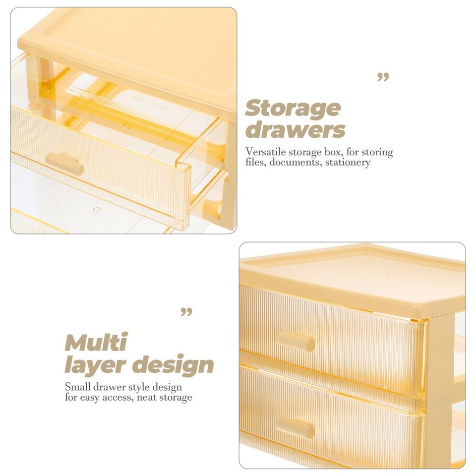 Makeup Organiser Storage Drawers Desktop Cosmetics Box Organizer | eBay UK