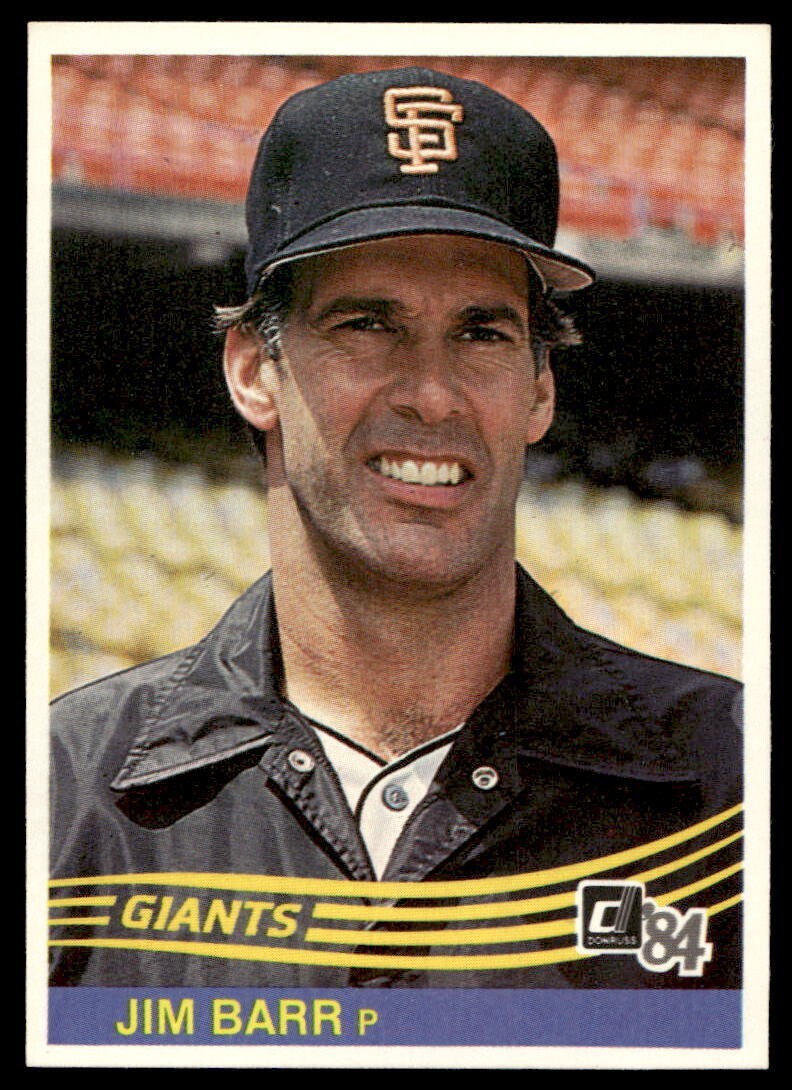 1984 Donruss #79 Jim Barr San Francisco Giants | eBay