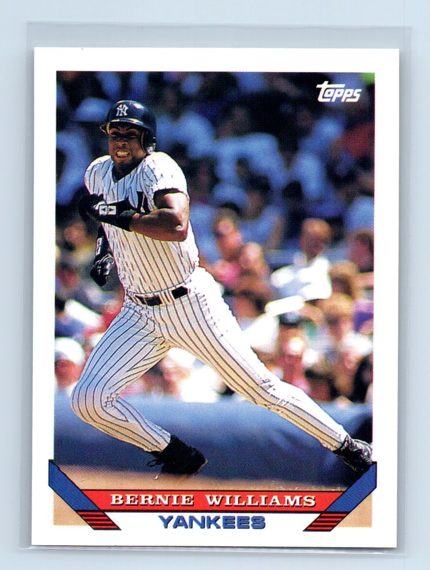1993 Topps Straight from the pack!!! Bernie Williams New York Yankees ...