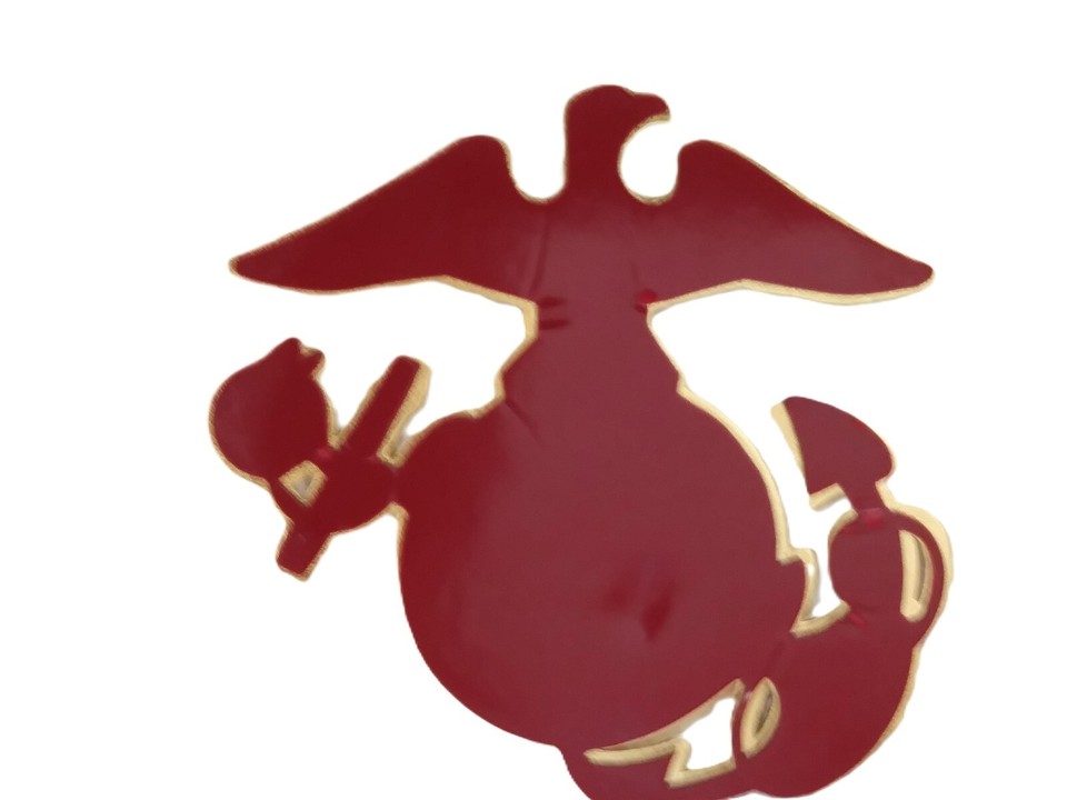 U.S. Marine Corps EGA Gold Metal Auto Emblem 3.25 X 3.25 in | eBay