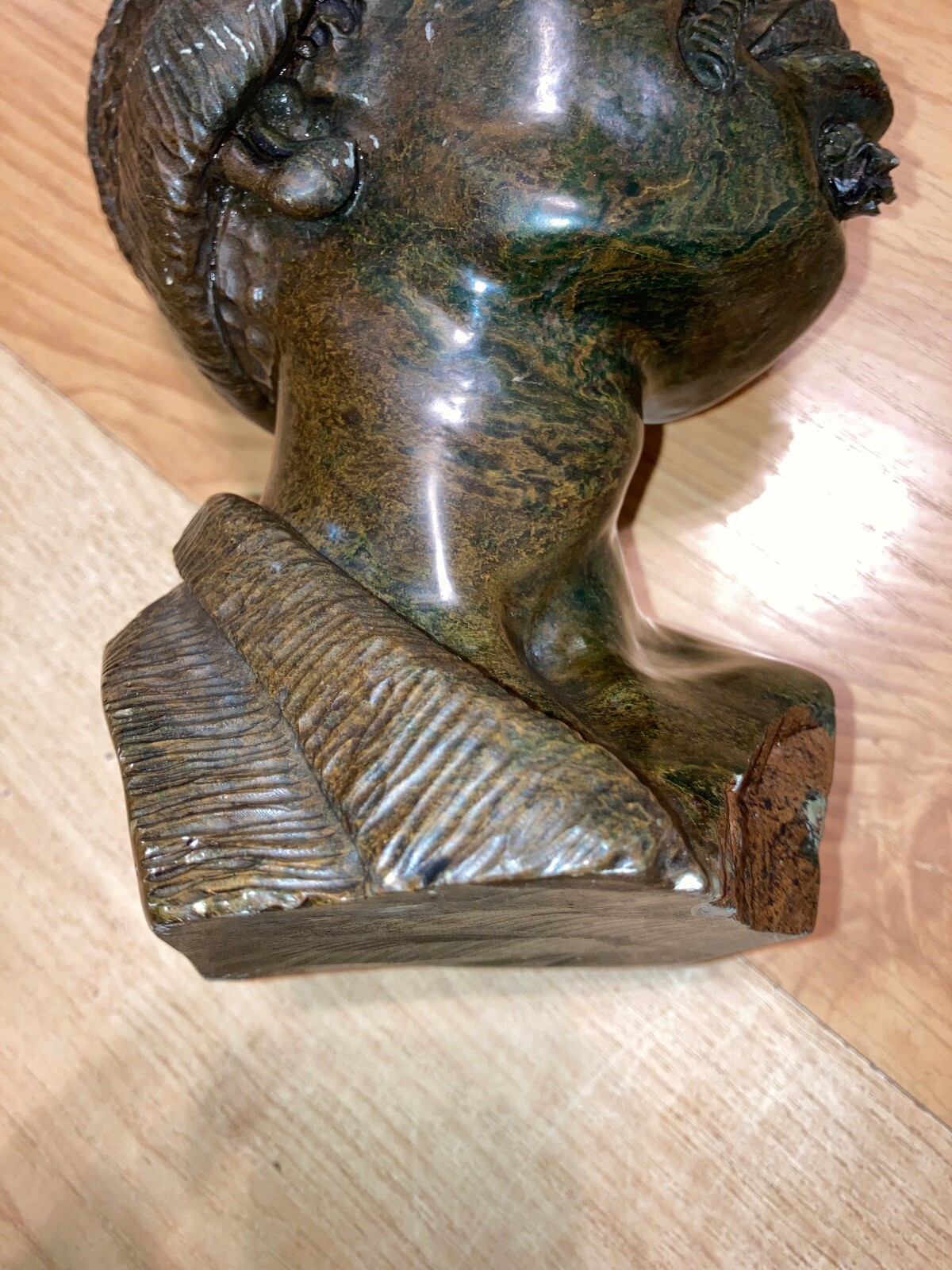 African Verdite Stone Sculpture Signed Darios Chikumbirike Shona Art ...