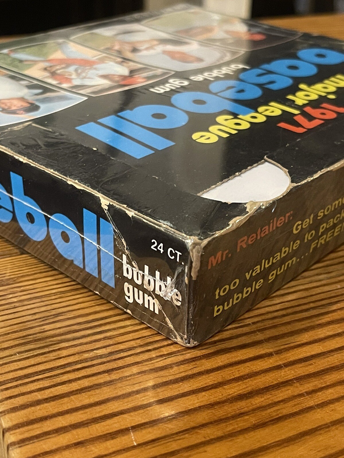 1971 Topps Wax Box - Empty - Nice Condition - Wrapped In Cellophane | eBay