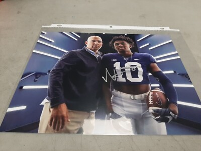 NICK SINGLETON PENN STATE RB AUTOGRAPH 8 x 10 PHOTO PENN STATE RUNNING ...