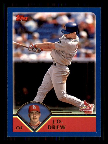 2003 Baseball Topps J.D. Drew St. Louis Cardinals #624 | eBay