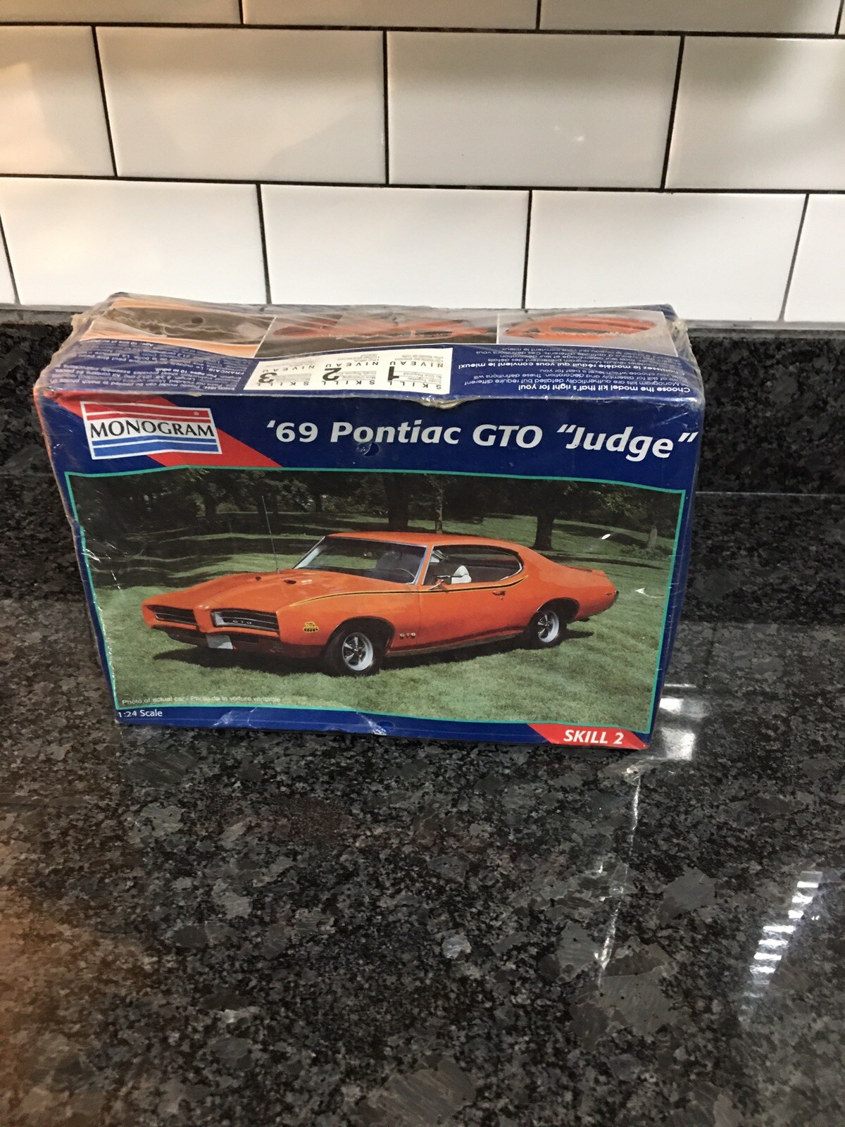 RARE Monogram 1969 Pontiac GTO Judge Model Car Kit 2443 Noss for sale ...