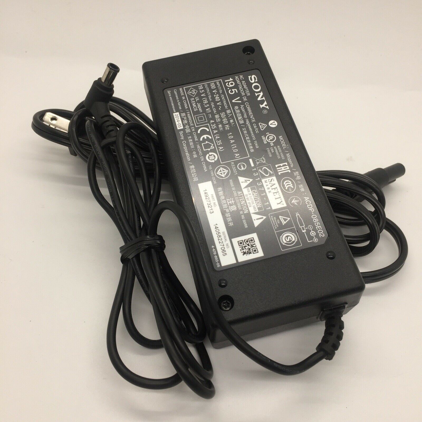Genuine Sony Laptop Charger AC Adapter Power Supply ACDP-085E02 19.5V 4 ...
