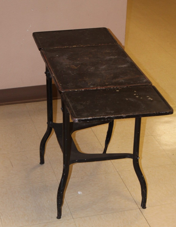 typewriter all metal stand table - vintage | eBay