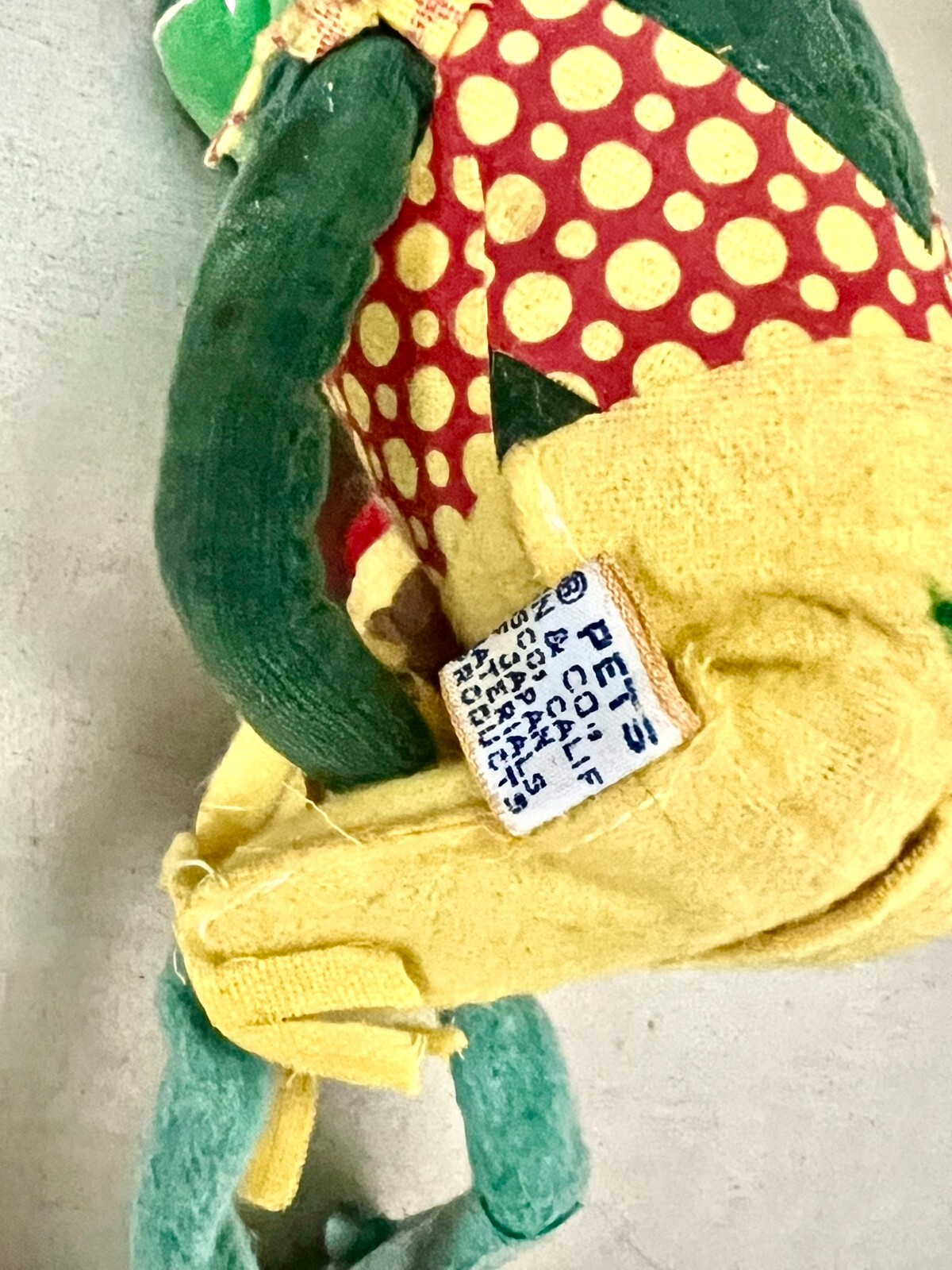 Vintage DAKIN CALYPSO JOE FROG WITH BONGO DRUM Stuffed Animal 1960’s ...