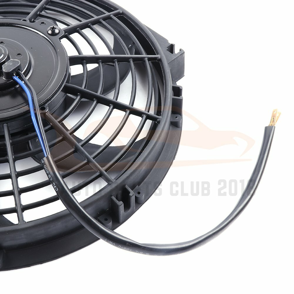 2x 10" inch Slim Radiator Condenser Brand Electric Plastic Universal ...