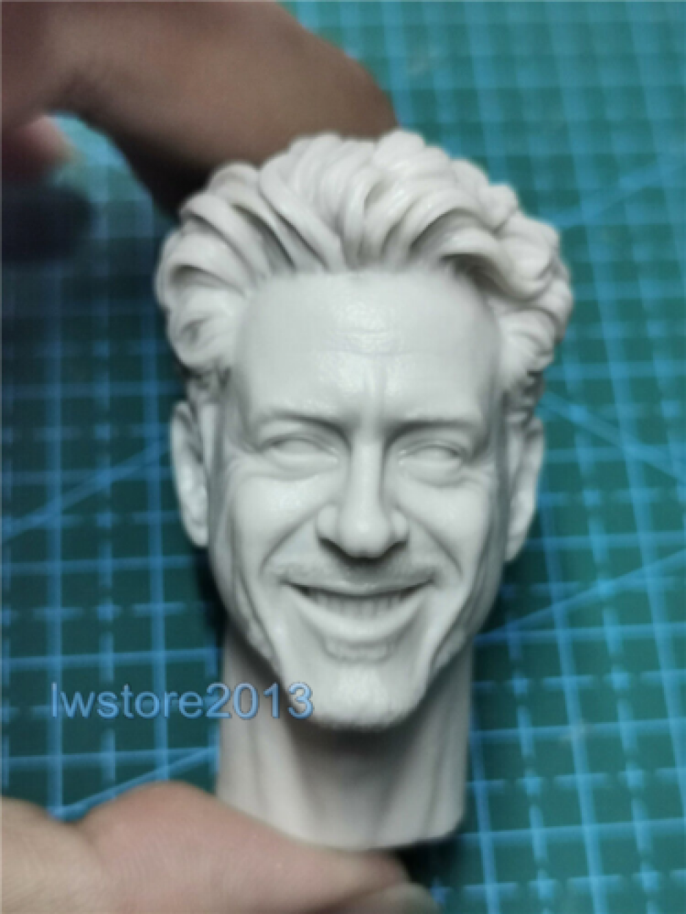 1:12 Happy Man Tony Stark Head Sculpt For 6" Male Action Figure Body | eBay