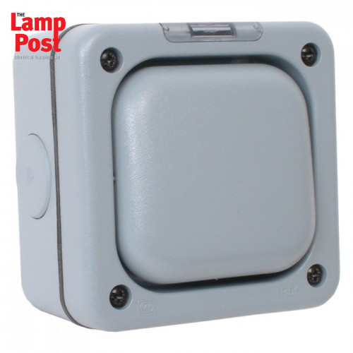 MK Masterseal K56401 1 Gang 2 Way 10a Outdoor Switch Weather Proof ...
