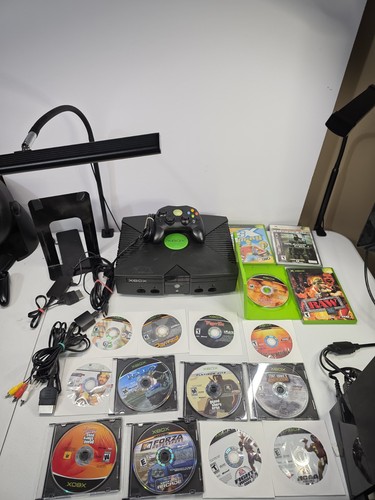 Microsoft Original Xbox Console Bundle w/ Controller & 16 Games ...