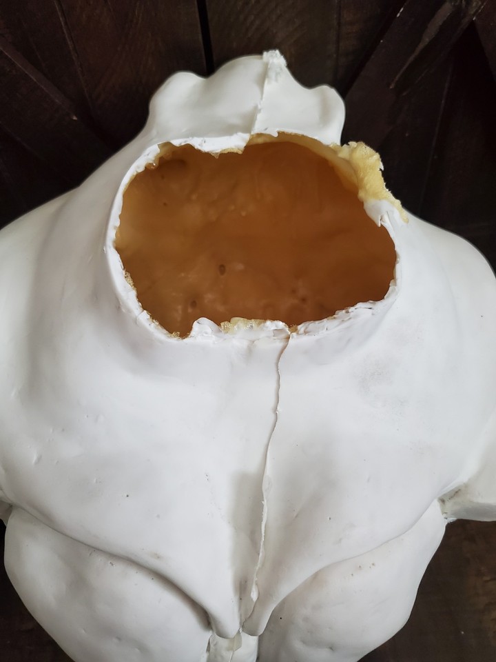 1:1 FULL 4LOM Raw Cast Head Prop Star Wars Bounty Hunter Resin ...