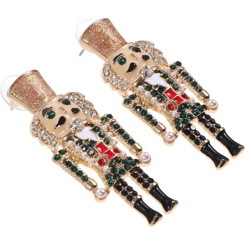 Cute Dangle Earrings for Women Nutcracker Soldier Cartoon Character ...