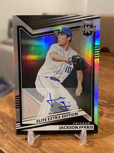JACKSON FERRIS - 2022 Panini Elite Extra Baseball Prospect RC Auto 🔥📈 ...