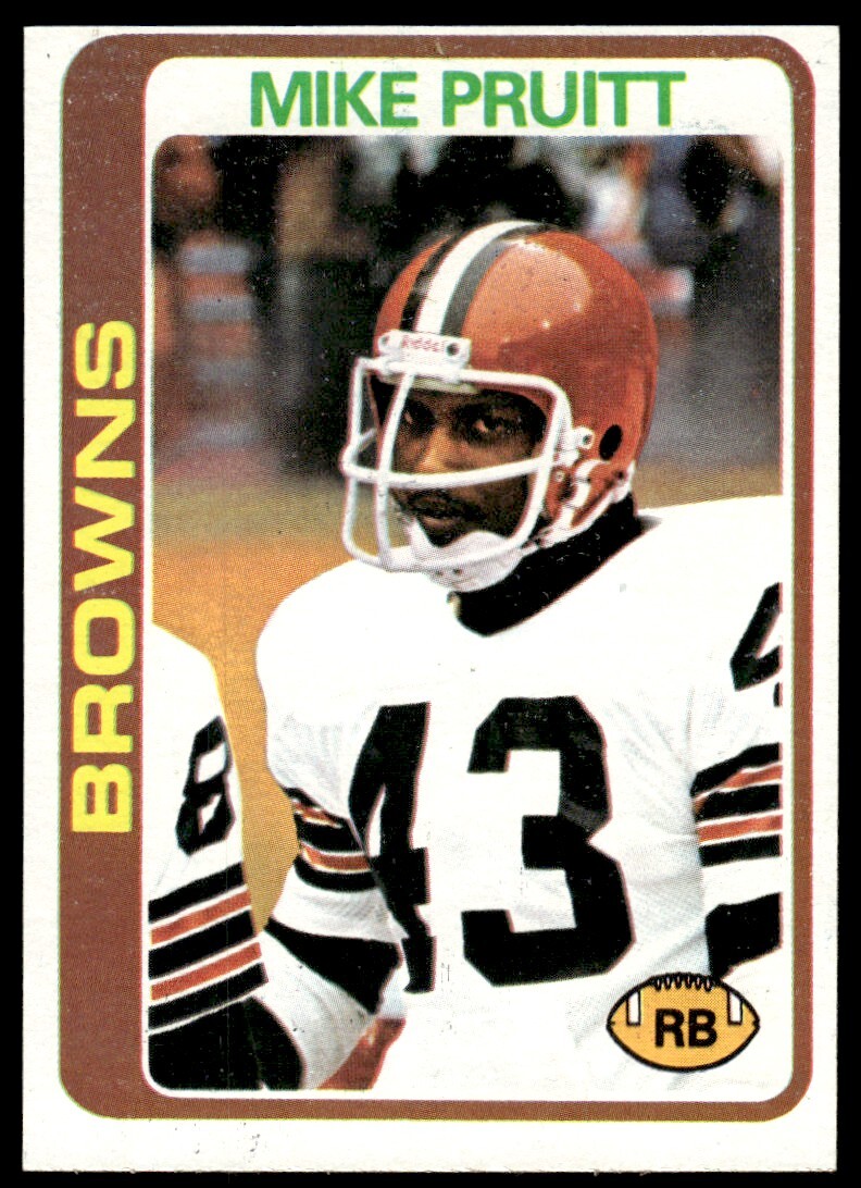 1978 TOPPS MIKE PRUITT L CLEVELAND BROWNS #93 | eBay