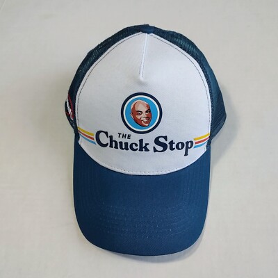 The Chuck Stop Charles Barkley Capital One Trucker Hat Blue 2024 March ...