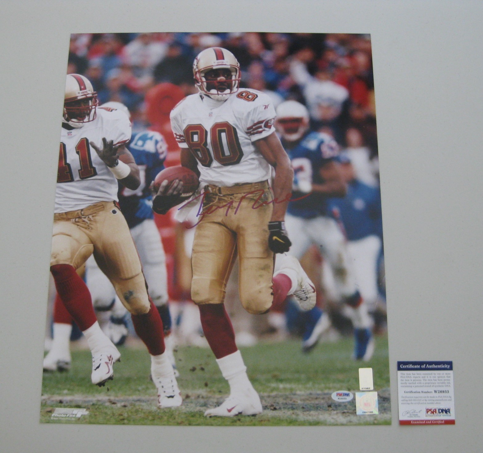Jerry Rice Autographed Memorabilia | Signed Photo, Jersey, Collectibles ...