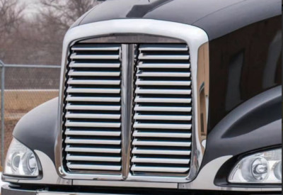 Kenworth T660 Aftermarket Louvered Grill Insert Stainless Steel Premium ...
