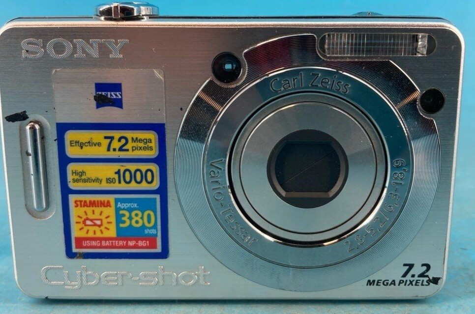 Sony Cyber-shot DSC-W55 7.2MP Digital Camera - Silver 27242710191 | eBay