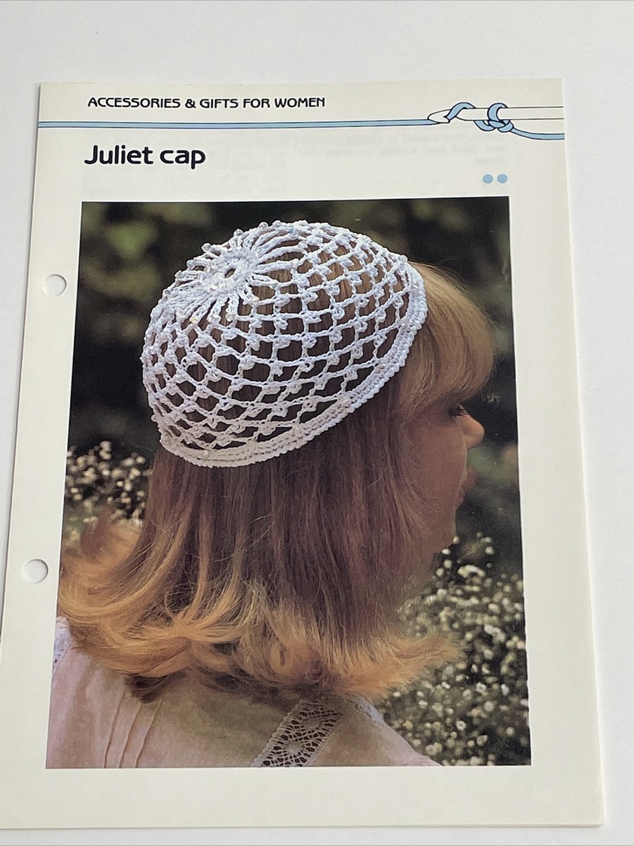 Lace Wedding Cap Crochet Pattern