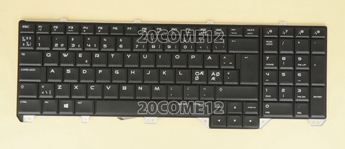 New for DELL Alienware 17 R2 & 17 R3 Keyboard Backlit Nordic Danish ...