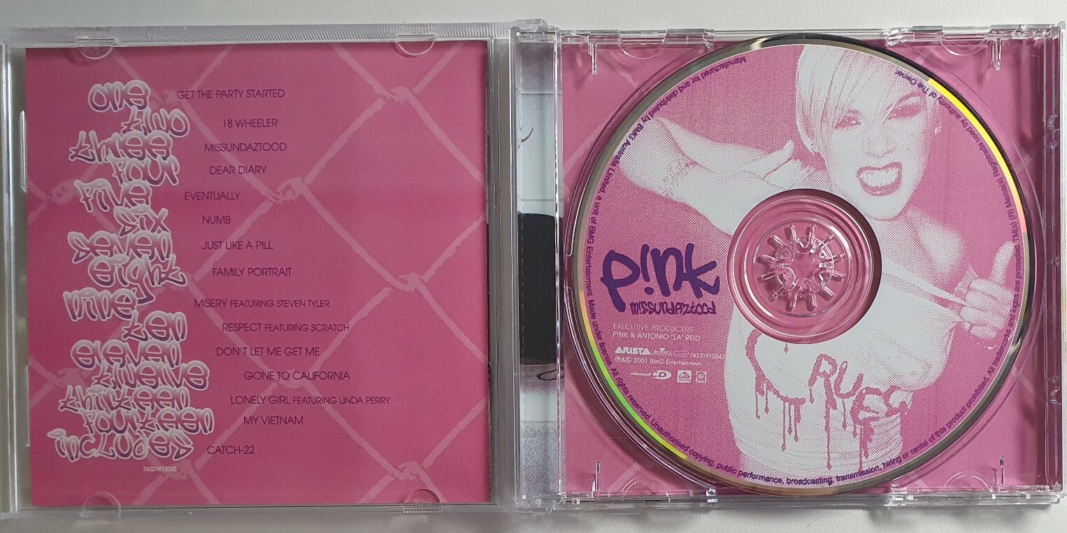 PINK P!NK - Missundaztood CD Cat No. 74321913242 | eBay Australia