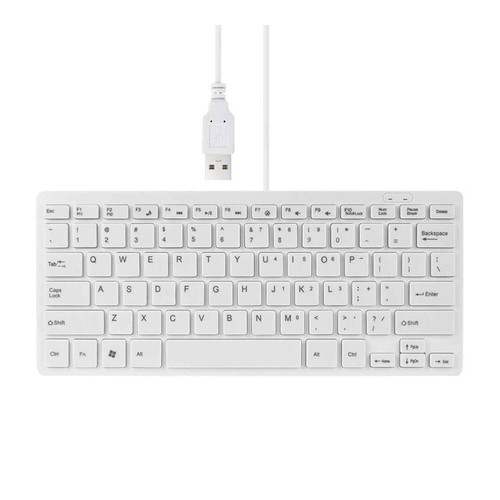 USB Mini Keyboard with Chocolate Buttons Stylish Portable Ultra Slim ...