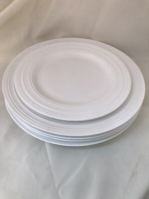 Mikasa Bone China Ciara Mixed Lot - 4 Dinner Plates And 1 Salad Plate ...