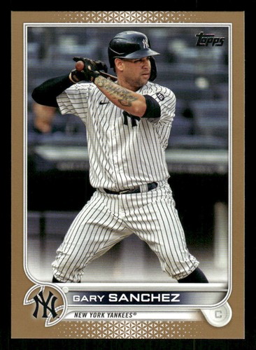 2022 Topps Gary Sanchez Gold SN #625 Card #/2022 | eBay