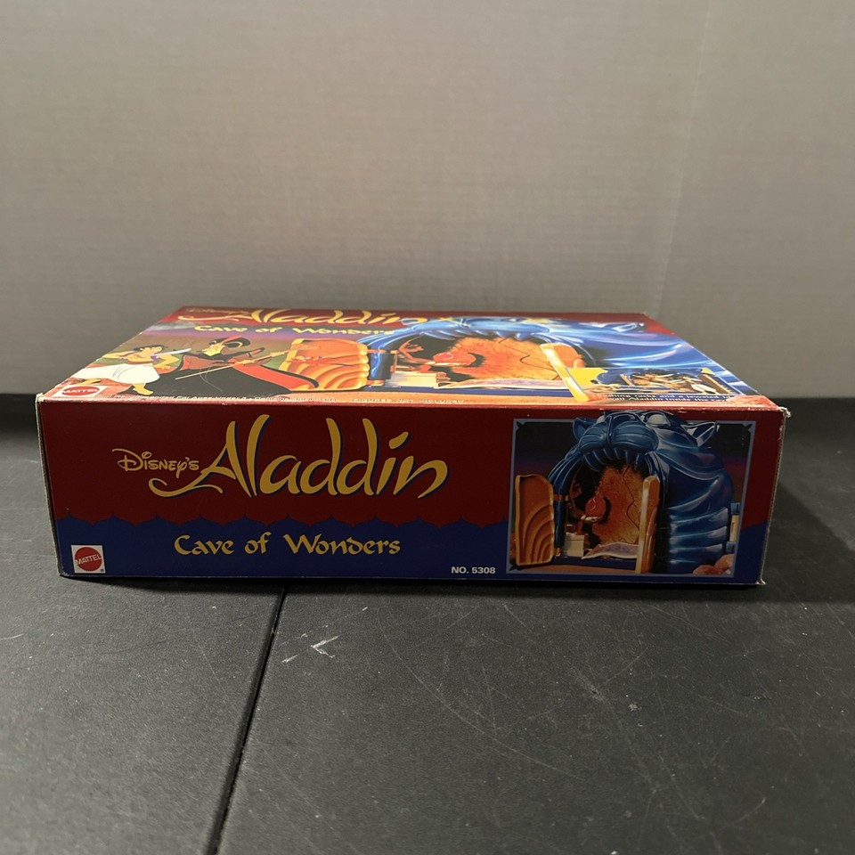 Disney Mattel Aladdin Cave of Wonders Play Set 1992 Sealed Mattel Tape ...