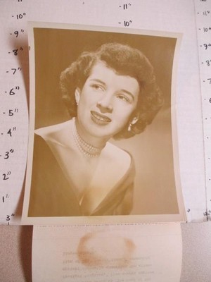 CBS TV radio show photo 1949 Fran LAFFERTY Perry Mason Prodigal ...